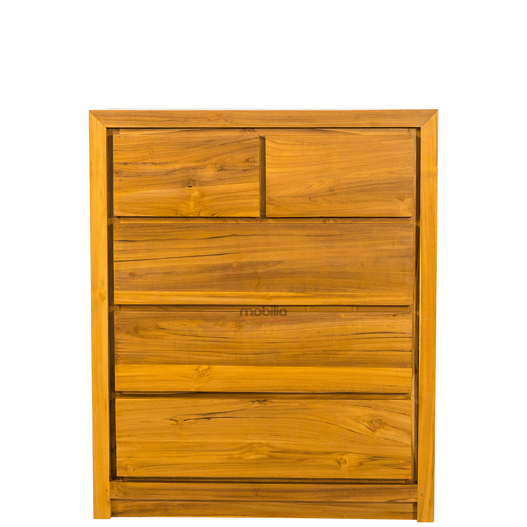 Nova 120cm Tall Rectangular Chest of Drawers with Minimalist Design ...