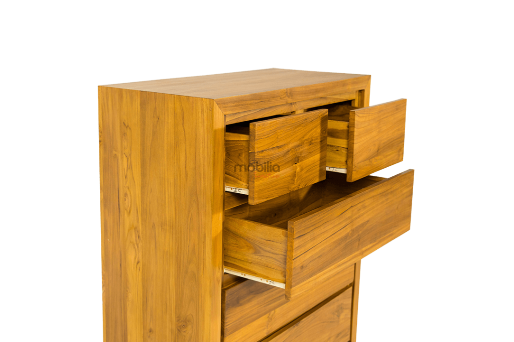Nova 120cm Tall Rectangular Chest of Drawers with Minimalist Design ...