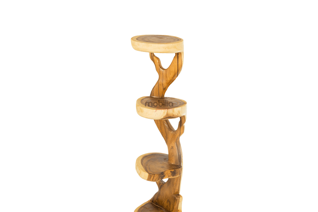 Flourisho 120cm Tall Tree Shelf with Round Surface Design | Mobilia