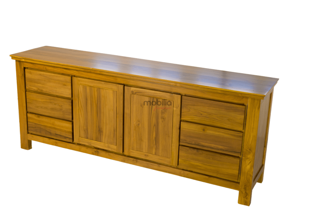 Lily 200cm Wide Rectangular Bahut with Modern Design | Mobilia