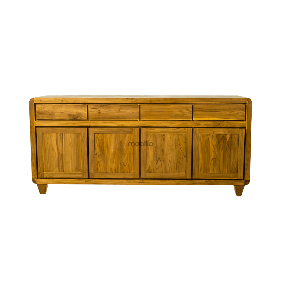 Verbena 200cm Wide Rectangular Bahut with Curved Edge Design | Mobilia