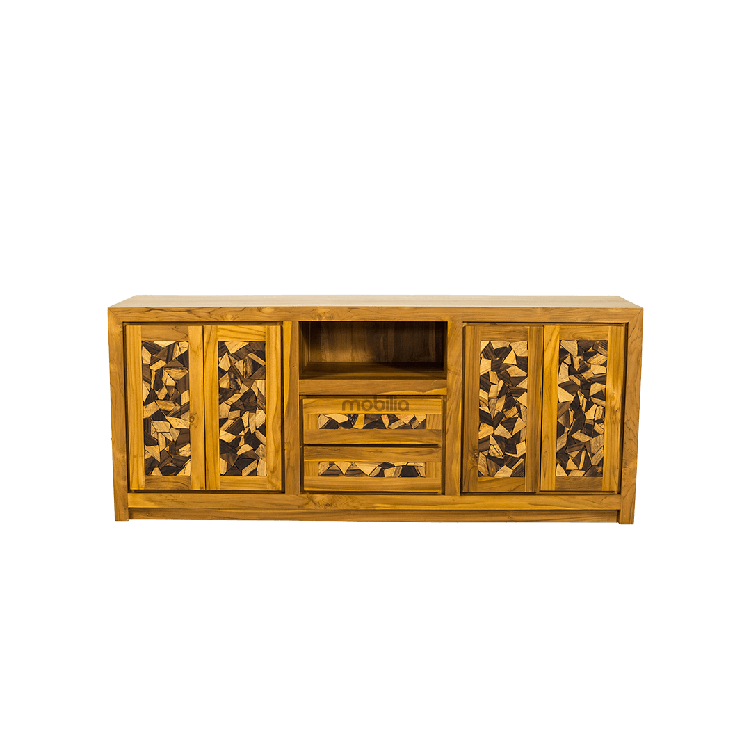 Gladiolus 180cm Wide Rectangular Bahut with Sono Design | Mobilia