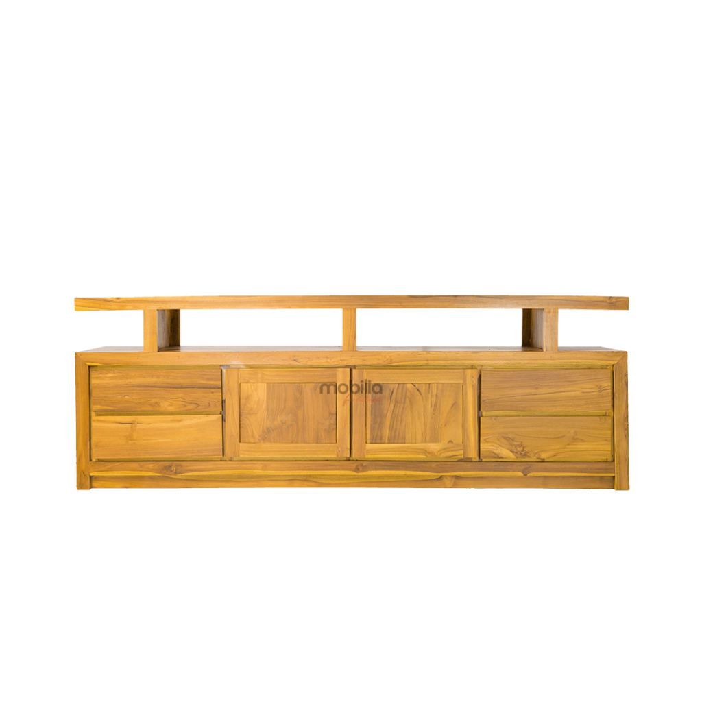 Marrakech Rectangular TV Unit with Modern T Design | Mobilia