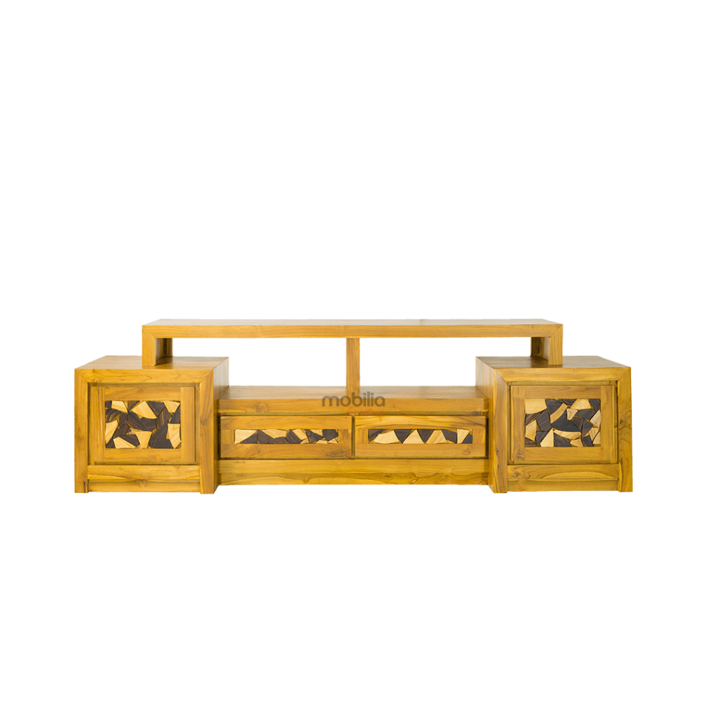 Havana Rectangular TV Unit with Sono Design | Mobilia