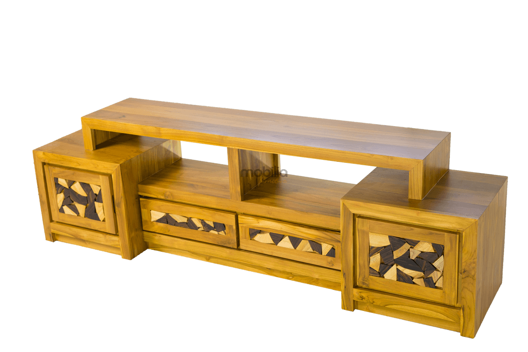 Havana Rectangular TV Unit with Sono Design | Mobilia