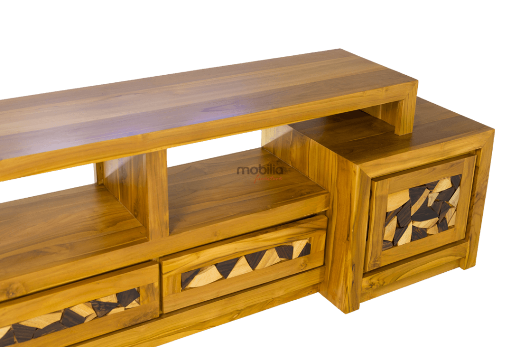 Havana Rectangular TV Unit with Sono Design | Mobilia