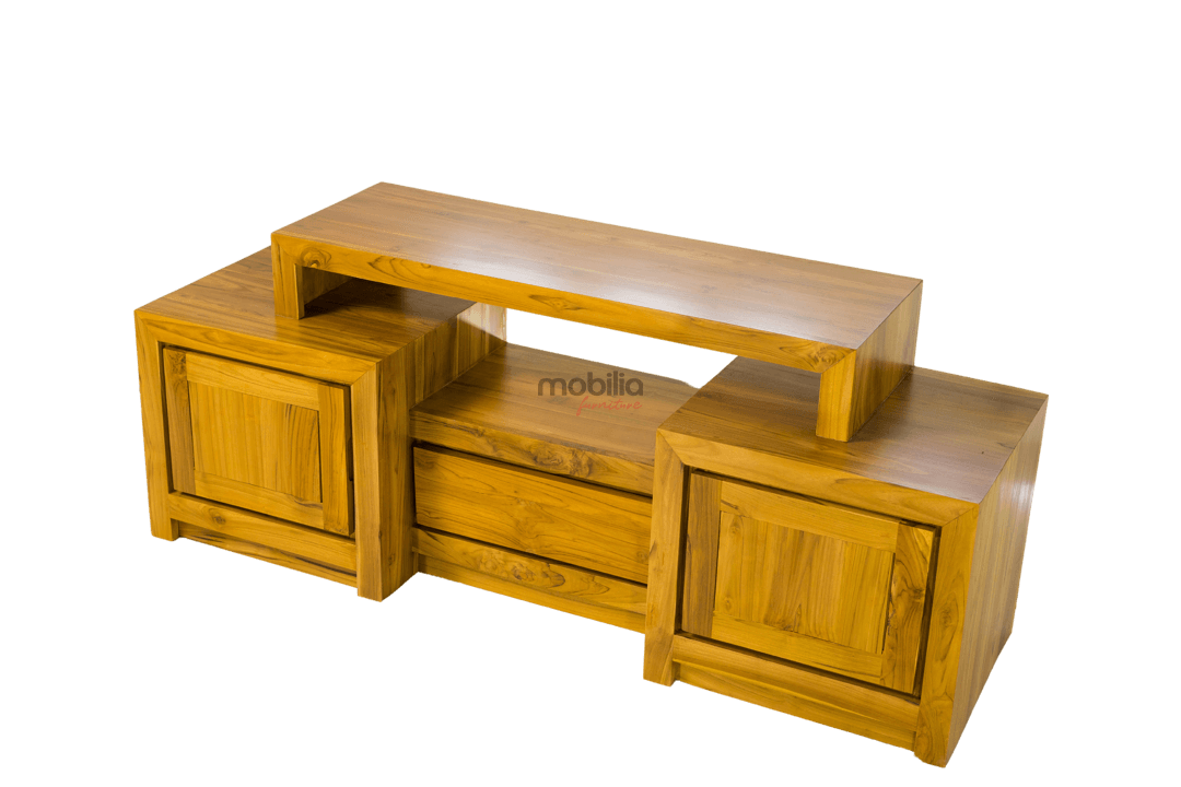 Stockholm Single Drawer Rectangular TV Unit with Modern Design | Mobilia