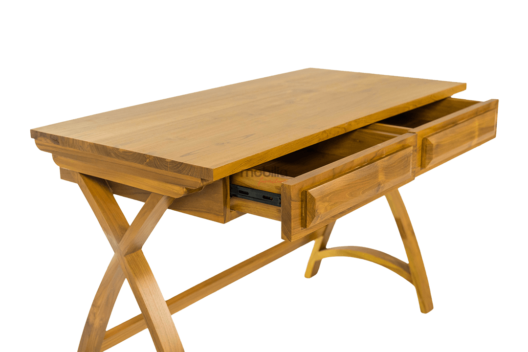 Paragonix 120cm Wide Office Table with A Leg Minimalist Design | Mobilia