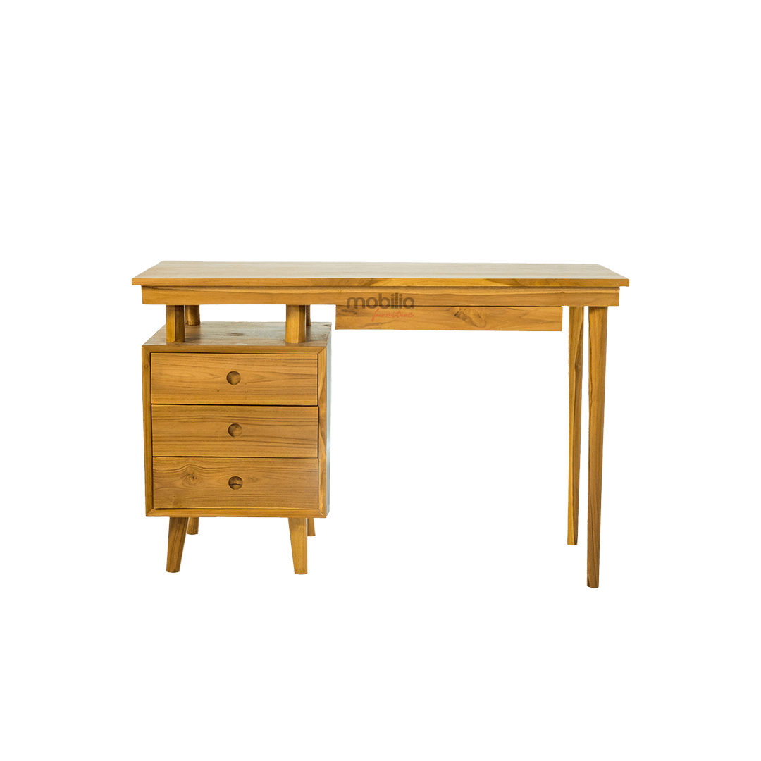 Ambitiona 120cm Wide Rectangular Office Table with Keyboard Drawer ...