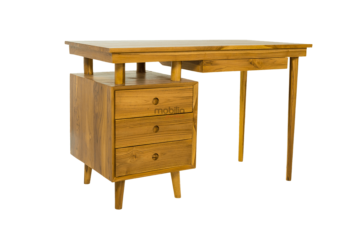 Ambitiona 120cm Wide Rectangular Office Table with Keyboard Drawer ...